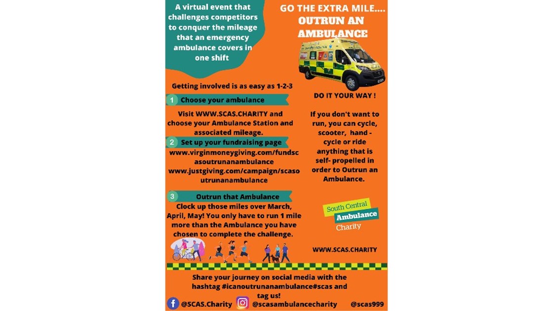 Patrick Willmott is fundraising for South Central Ambulance Charity