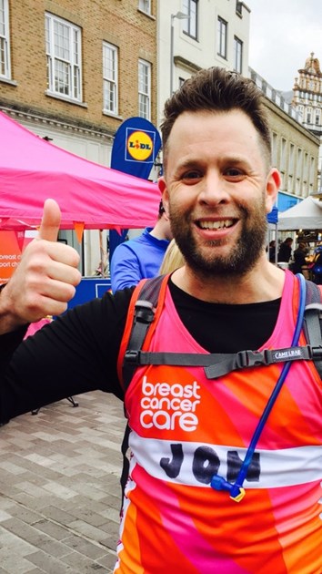 Jon Grubb is fundraising for Breast Cancer Care
