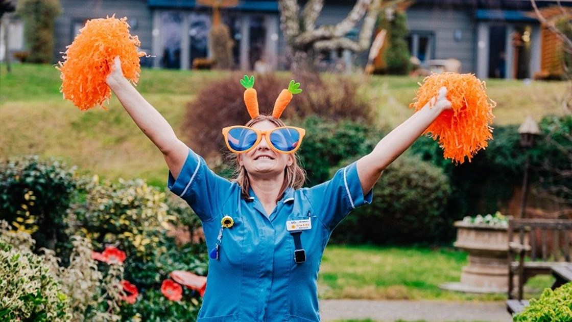 Angela Powell is fundraising for St Giles Hospice