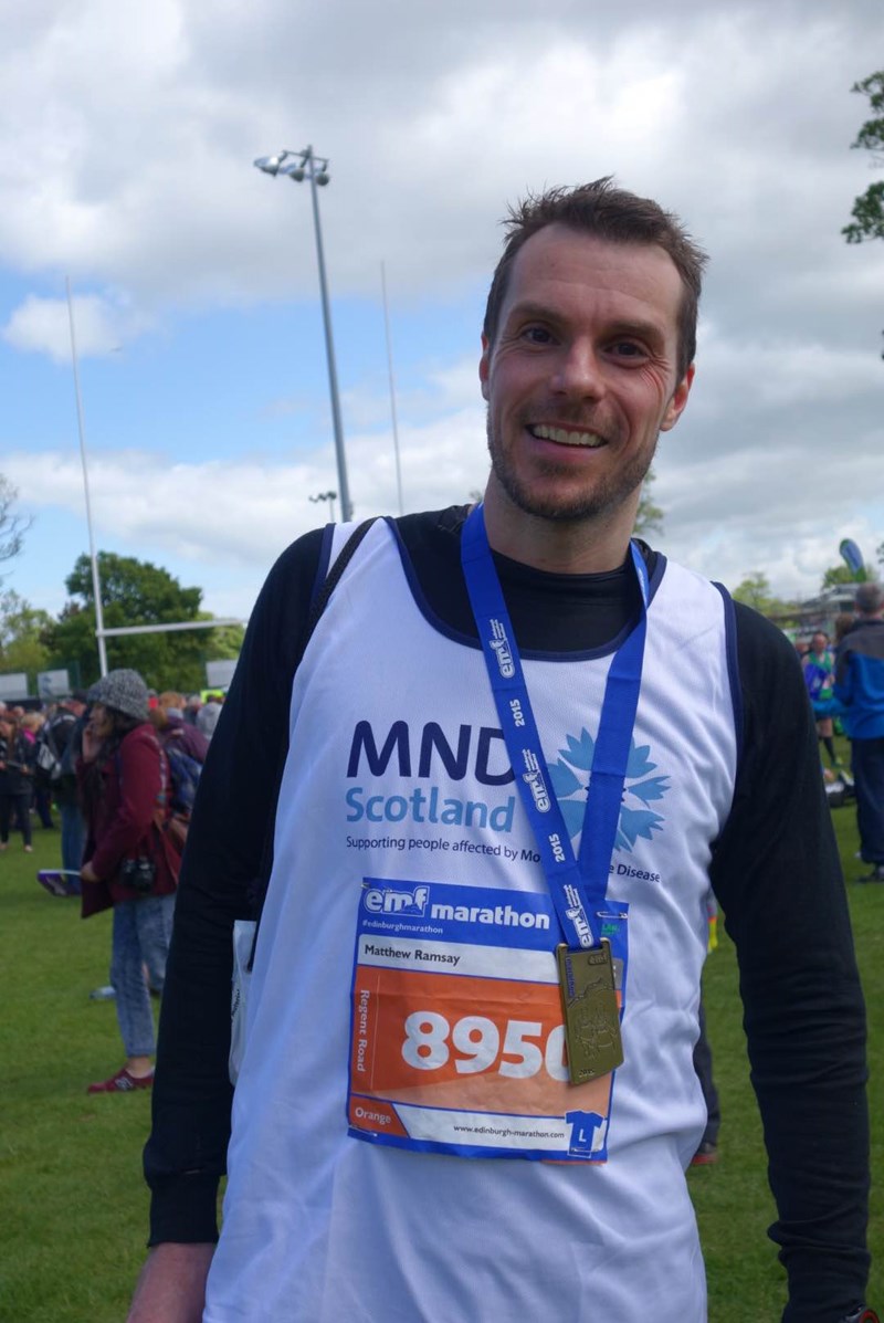 Matthew Ramsay is fundraising for MND Scotland