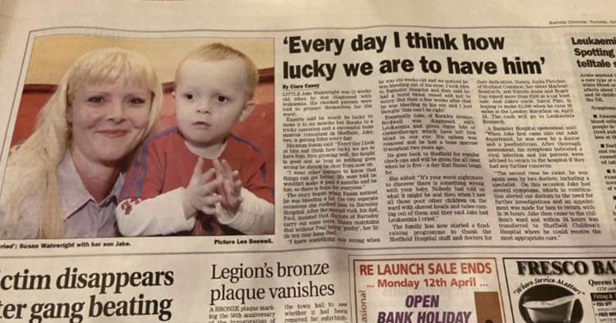 Samuel Pike is fundraising for Leukaemia Care