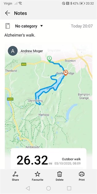 Andrew Moger is fundraising for Alzheimer's Society