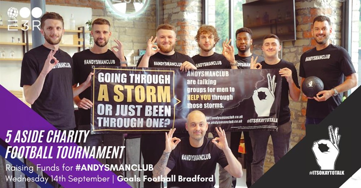 E3R www.e3recruitment.com is fundraising for ANDYSMANCLUB