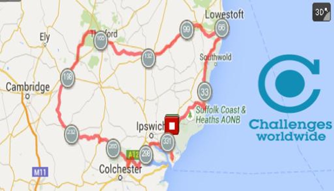 Ricky Burrows is fundraising for Challenges Worldwide