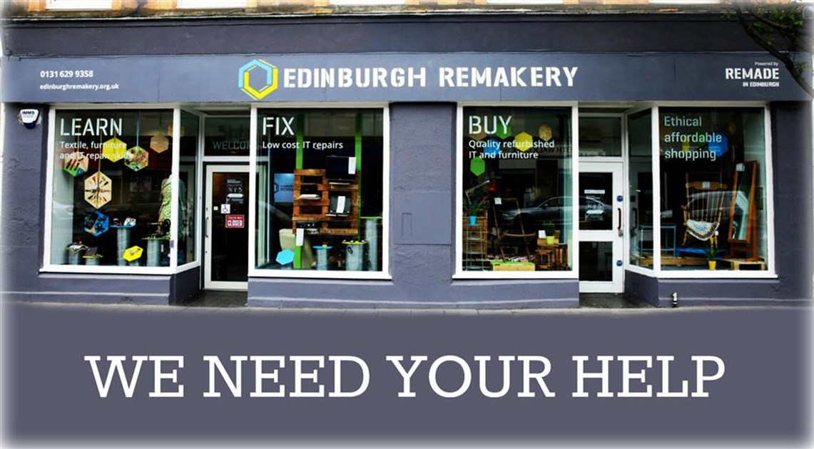 Edinburgh Remakery is fundraising for Remade in Edinburgh