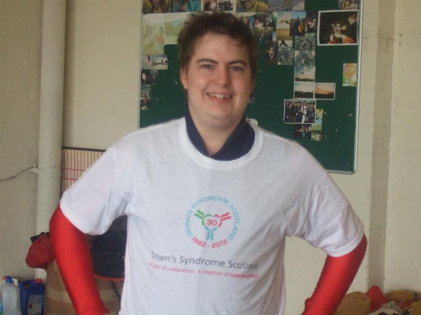 Louise Doherty is fundraising for Down's Syndrome Scotland
