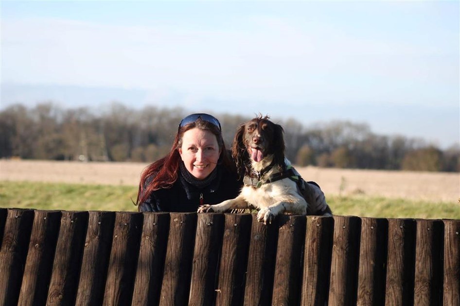 Victoria Macpherson is fundraising for Hounds for Heroes