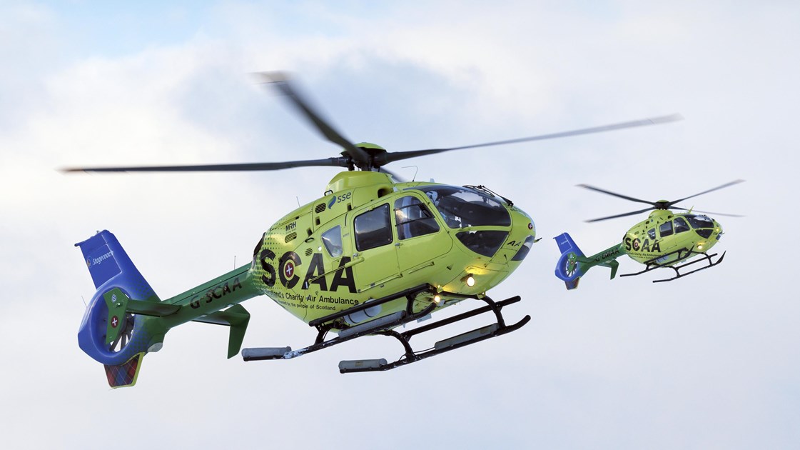 Sheena Cooper is fundraising for Scotland's Charity Air Ambulance