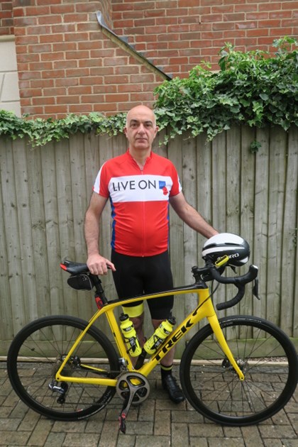 Mark Hinchcliffe is fundraising for The Royal British Legion