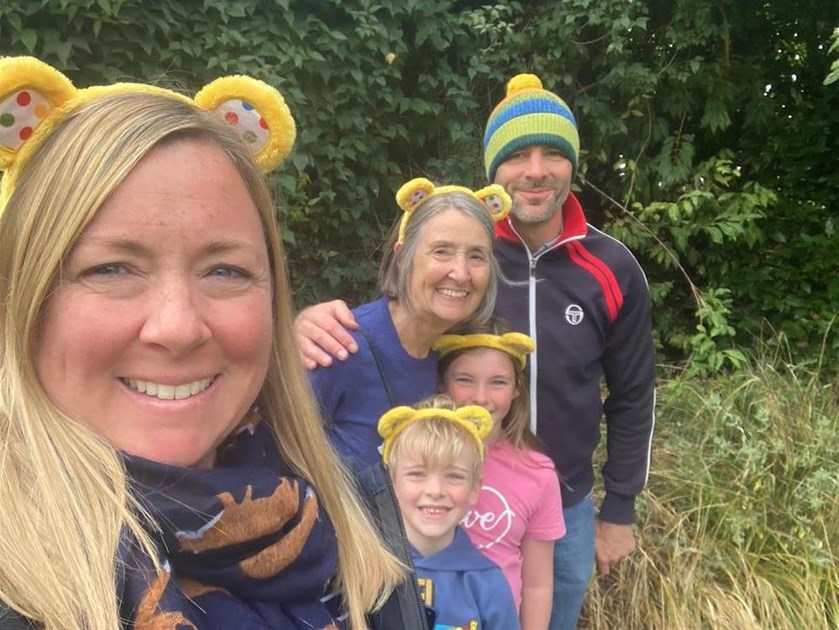 Caroline Simpson is fundraising for BBC Children in Need