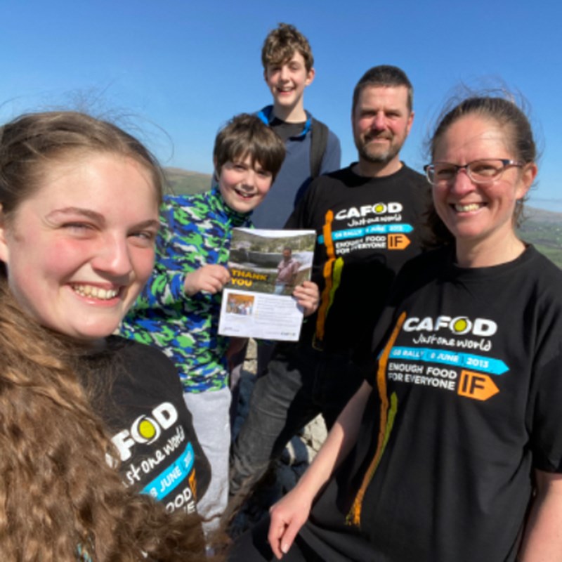 Caroline D'Arcy is fundraising for The Catholic Agency for Overseas Development (CAFOD)