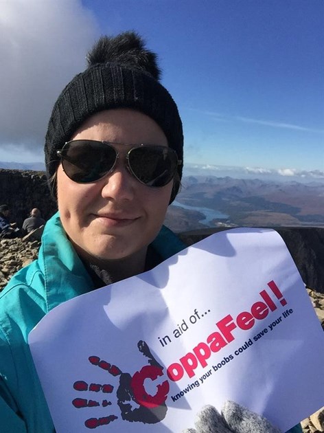 Alexandra Schick is fundraising for CoppaFeel!