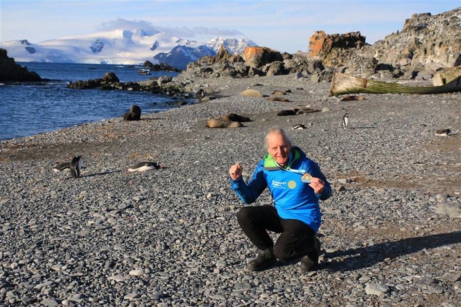 Paul Ackerley is fundraising for St Leonard's Hospice, York