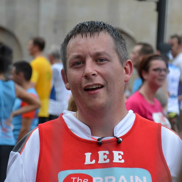 Lee Cripps is fundraising for The Brain Tumour Charity