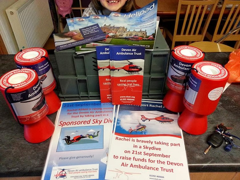Rachel Aitken is fundraising for Devon Air Ambulance Trust