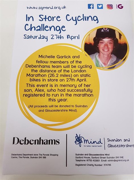 Michelle Garlick is fundraising for Swindon and Gloucestershire Mind