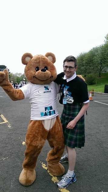 Fraser Sutherland is fundraising for St Andrew's Hospice, Lanarkshire