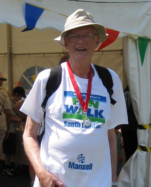 Ralph Rowe is fundraising for St Christopher's Hospice