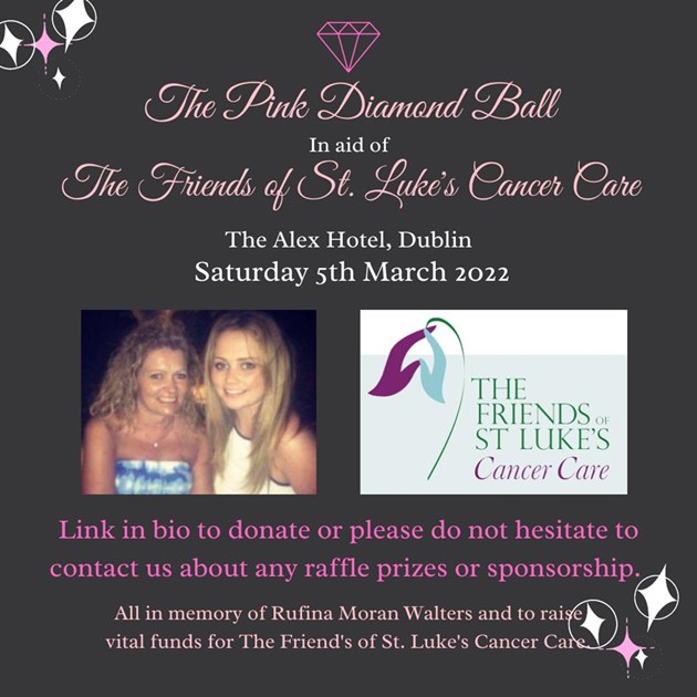 The Pink Diamond Ball is fundraising for The Friends of St Luke's