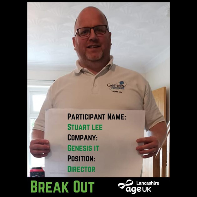 Stuart Lee is fundraising for Age UK Lancashire