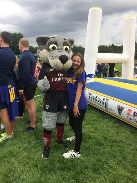 Gemma York is fundraising for Warrington Wolves Foundation