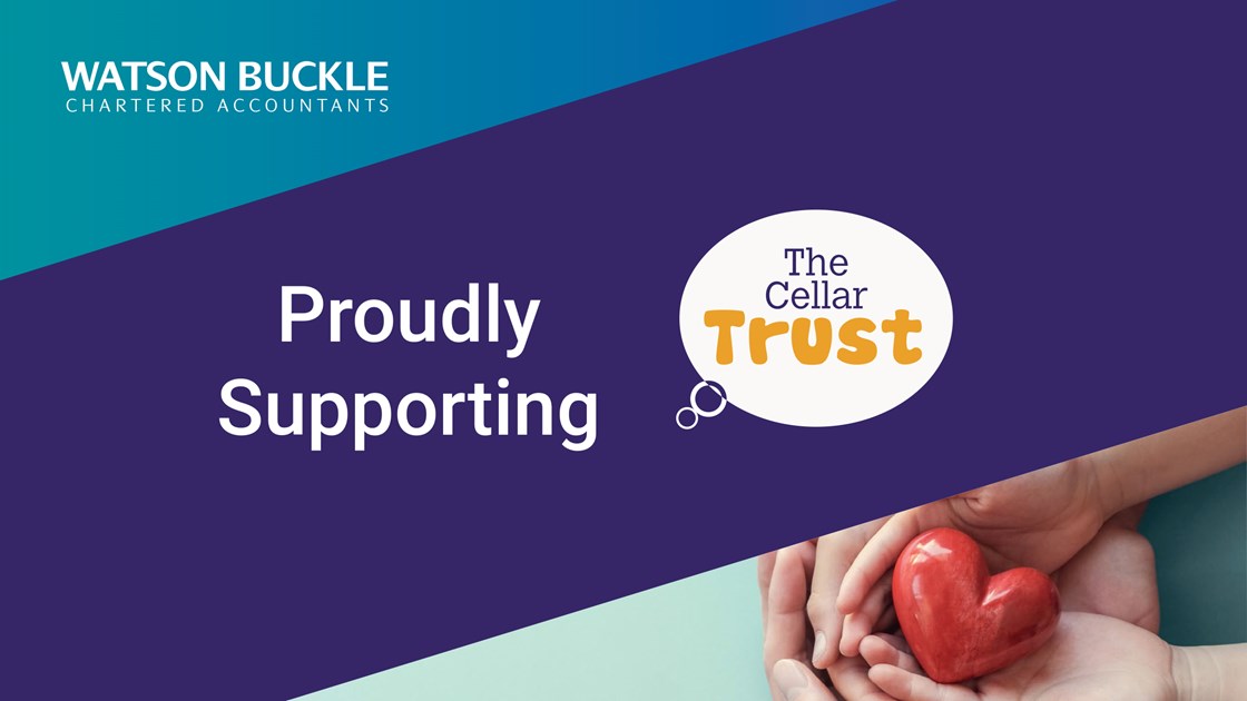 Watson Buckle is fundraising for The Cellar Trust