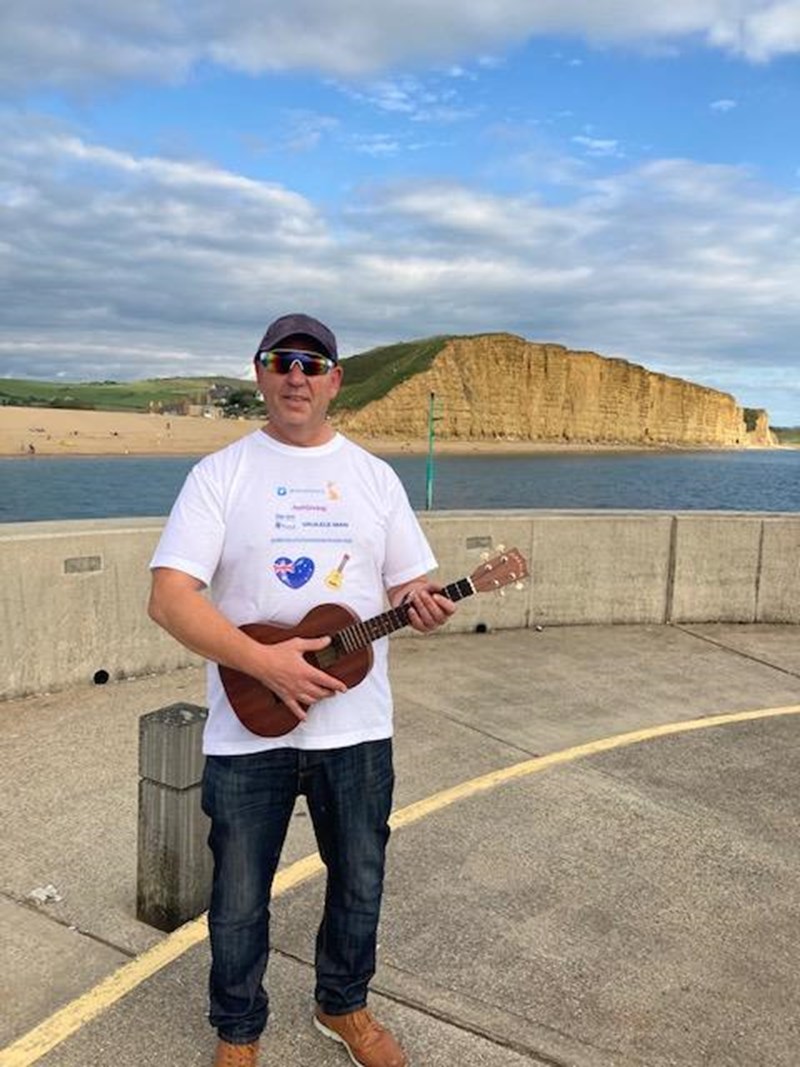 Ukulele Man is fundraising for Dorset Mind