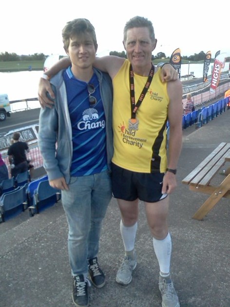 Luke Huggins is fundraising for Child Bereavement UK