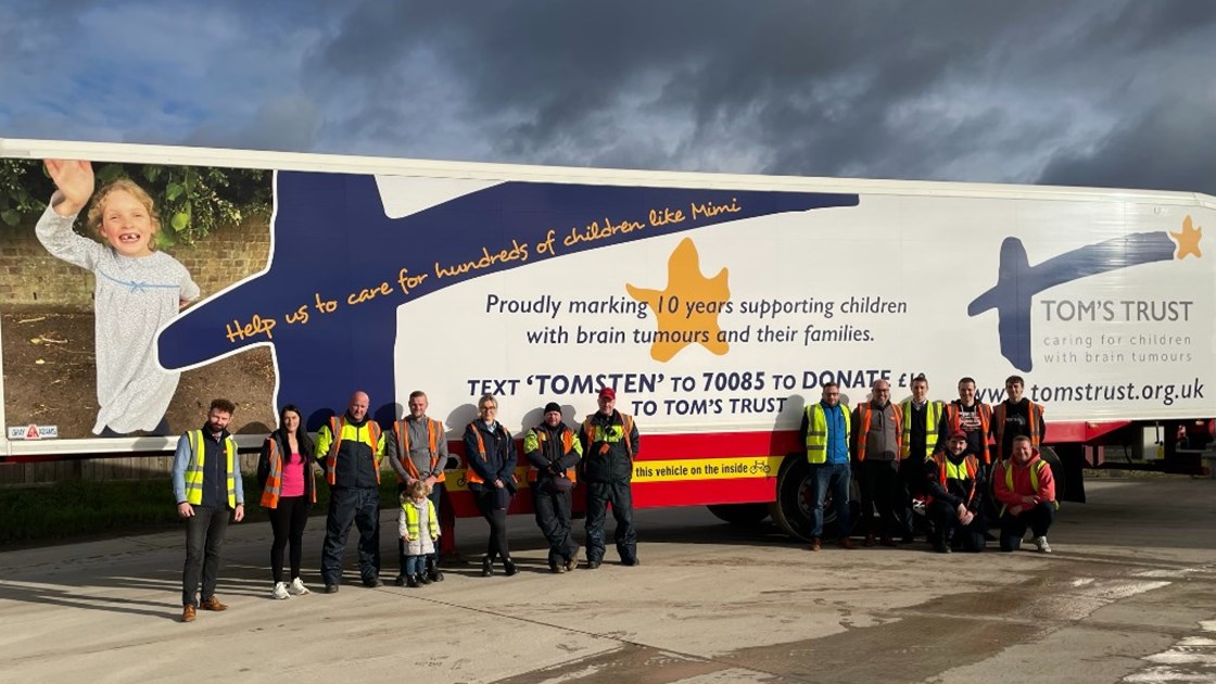 Martin Newcombe is fundraising for Tom's Trust