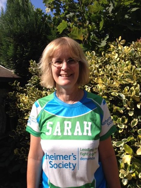 Sarah Stansfield is fundraising for Alzheimer's Society
