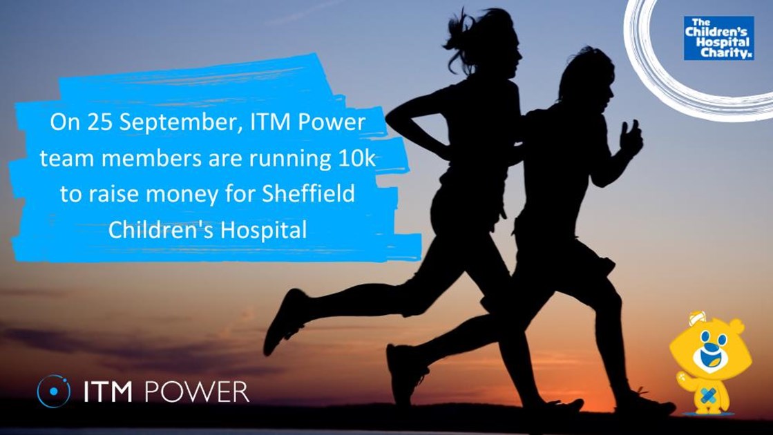 ITM Power is fundraising for Sheffield Children's Hospital Charity
