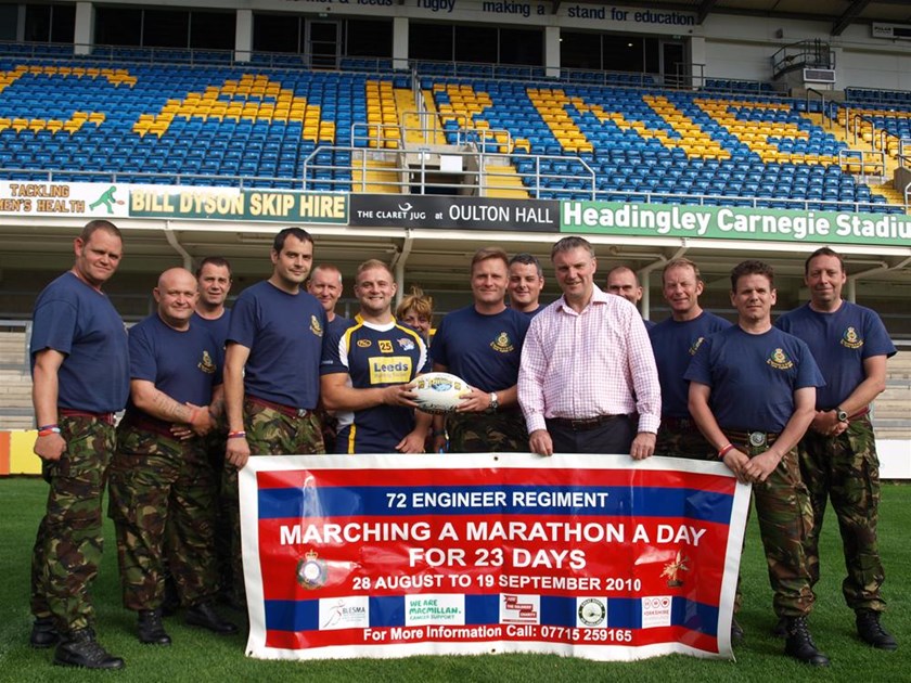 72 Engineer Regiment is fundraising for Yorkshire Air Ambulance Charity