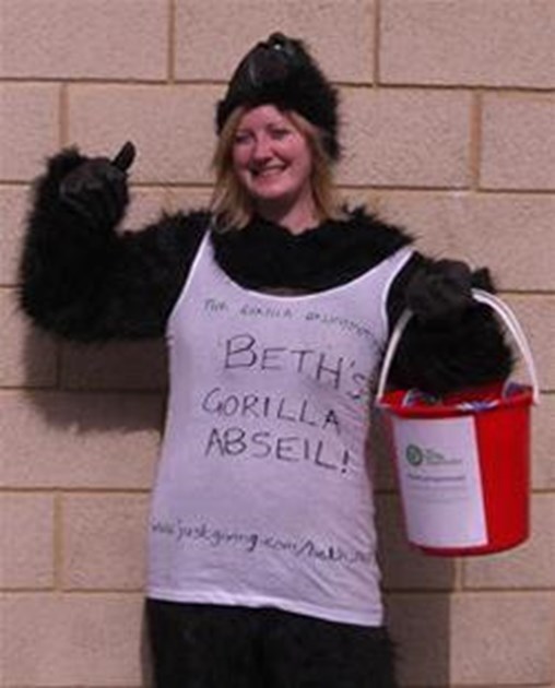 Beth Norris is fundraising for The Gorilla Organization