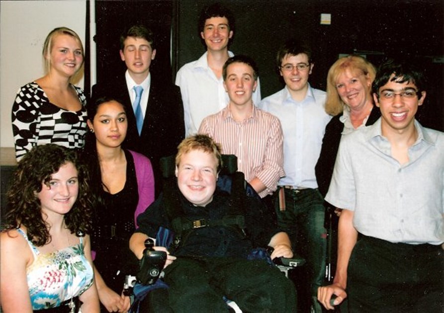 Ben Burcombe-filer is fundraising for Muscular Dystrophy UK