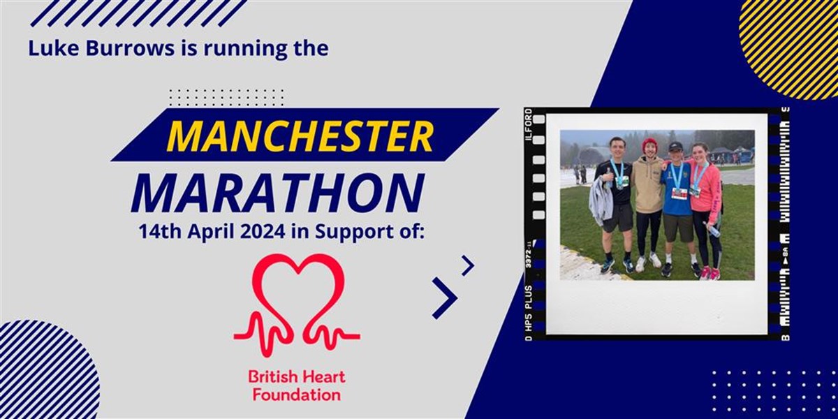 Luke Burrows is fundraising for British Heart Foundation