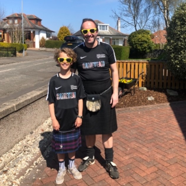 Derek Hanlan is fundraising for The Kiltwalk
