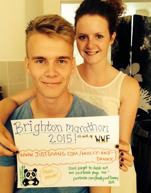 Molly Edwards and Daniel Mounce is fundraising for WWF-UK