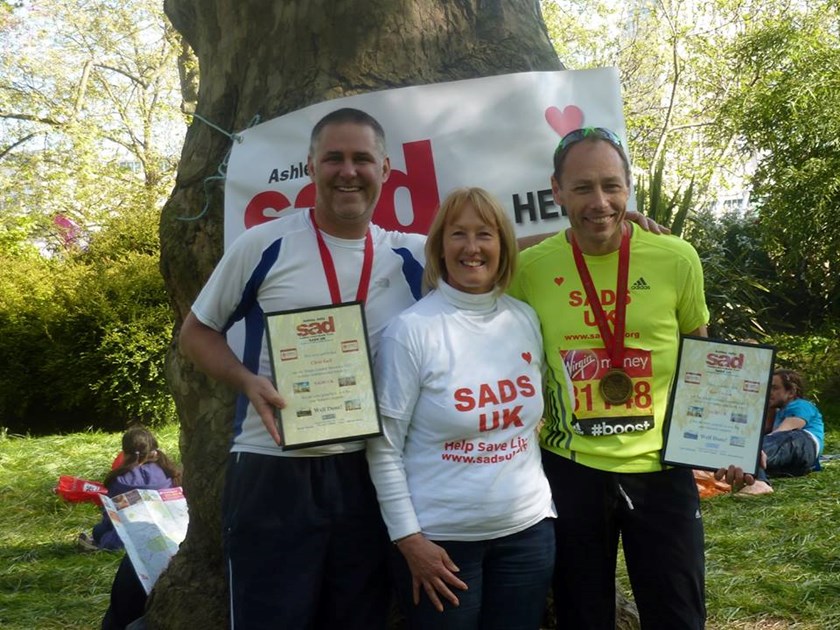 Ger, Cronin is fundraising for SADS UK