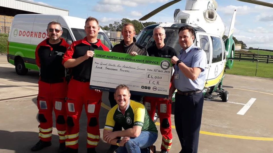 Darren Mahoney is fundraising for Great North Air Ambulance Service