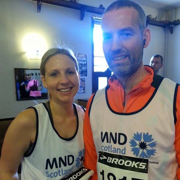 Mark Albiston is fundraising for MND Scotland