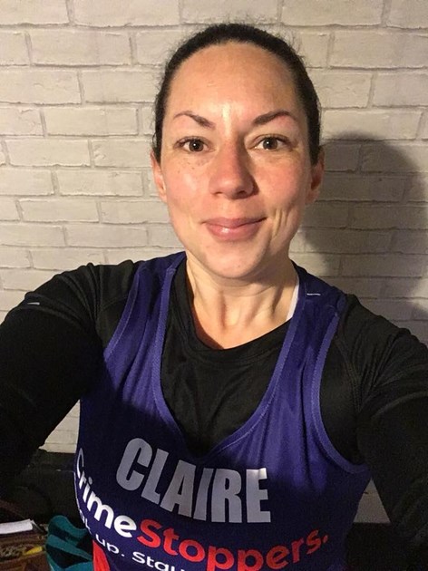 Claire Broom is fundraising for Crimestoppers