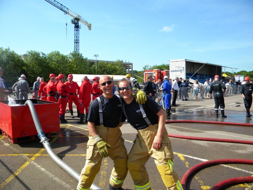 Derek Hutton is fundraising for The Fire Fighters Charity