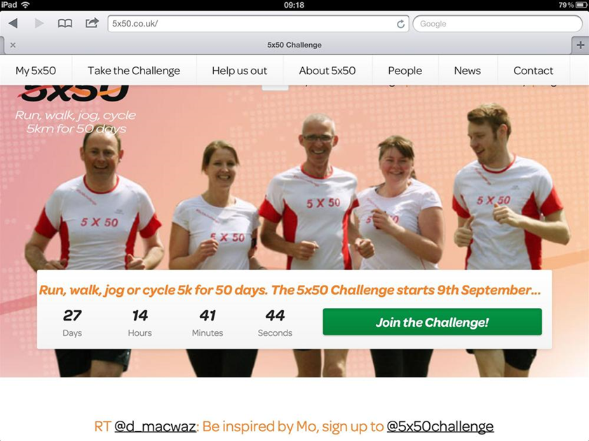 Stuart Cameron is fundraising for Alzheimer Scotland