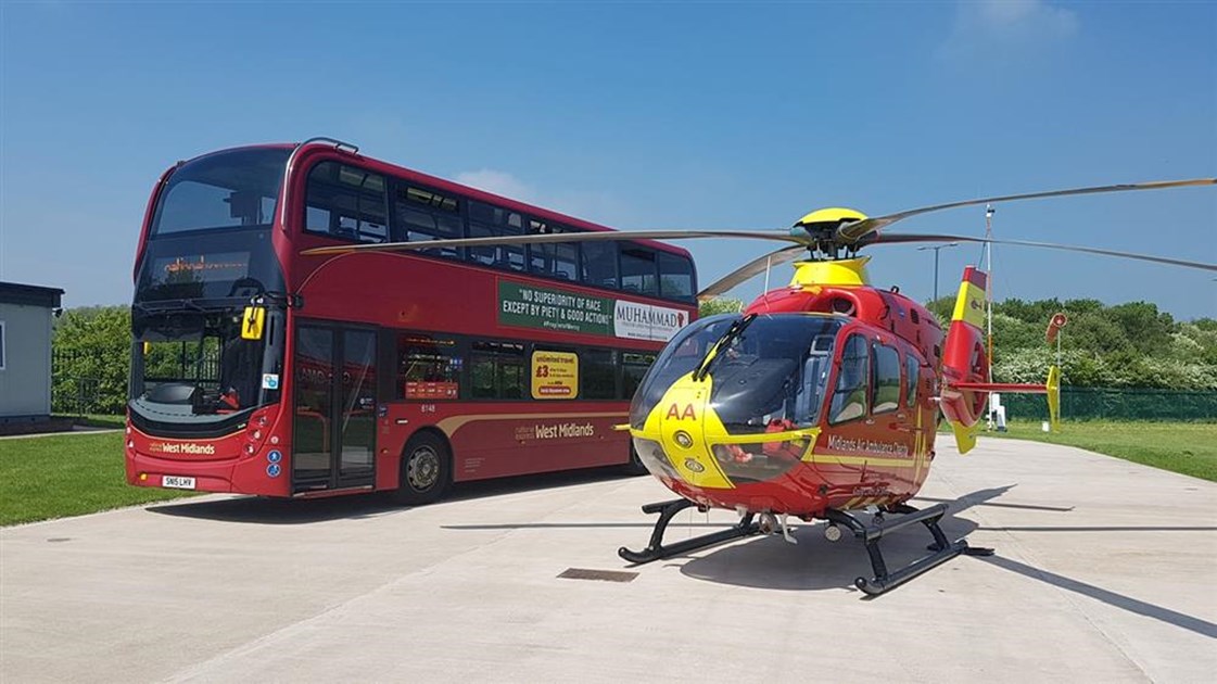 Andy Collett is fundraising for Midlands Air Ambulance Charity