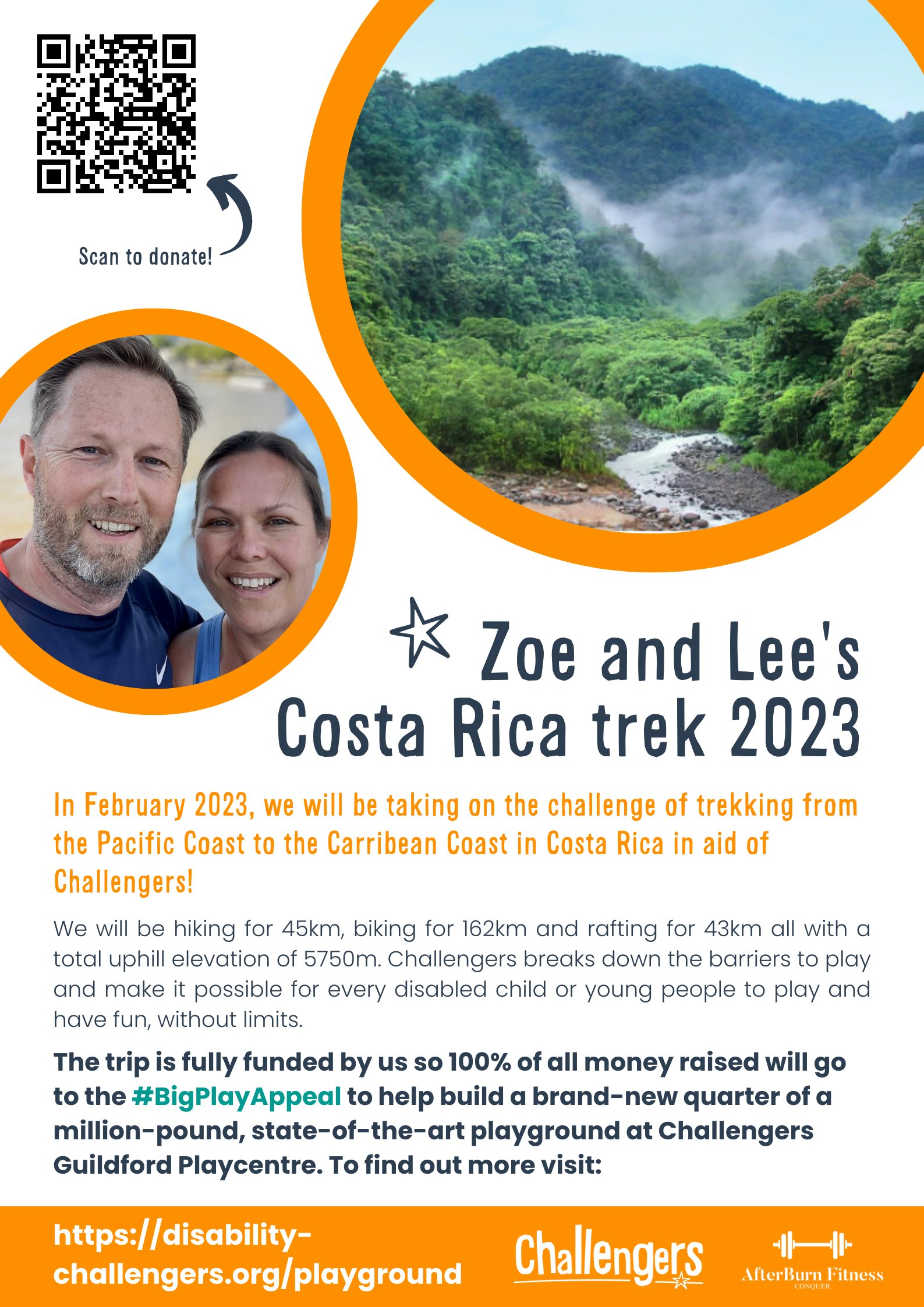Zoe and Lee's Coast-to-Coast Costa Rica Expedition is fundraising for ...
