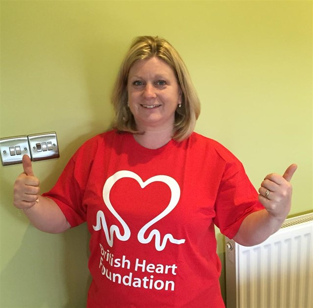 Davina Collins is fundraising for British Heart Foundation