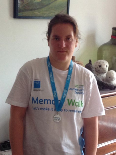 Amelia Dodd is fundraising for Alzheimer's Society