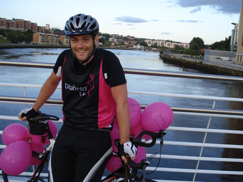 Harry Lewis-Barned is fundraising for Diabetes UK