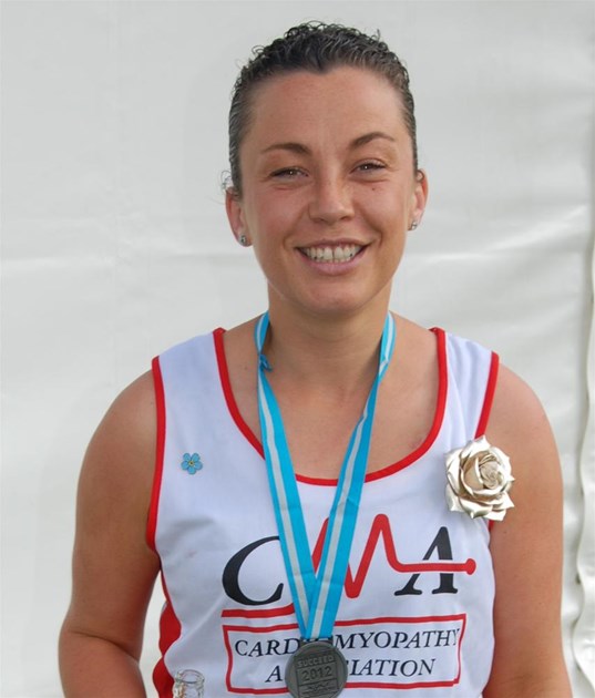 Stephanie Collier is fundraising for Cardiomyopathy UK