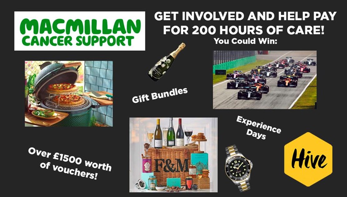 The Hive Network is fundraising for Macmillan Cancer Support